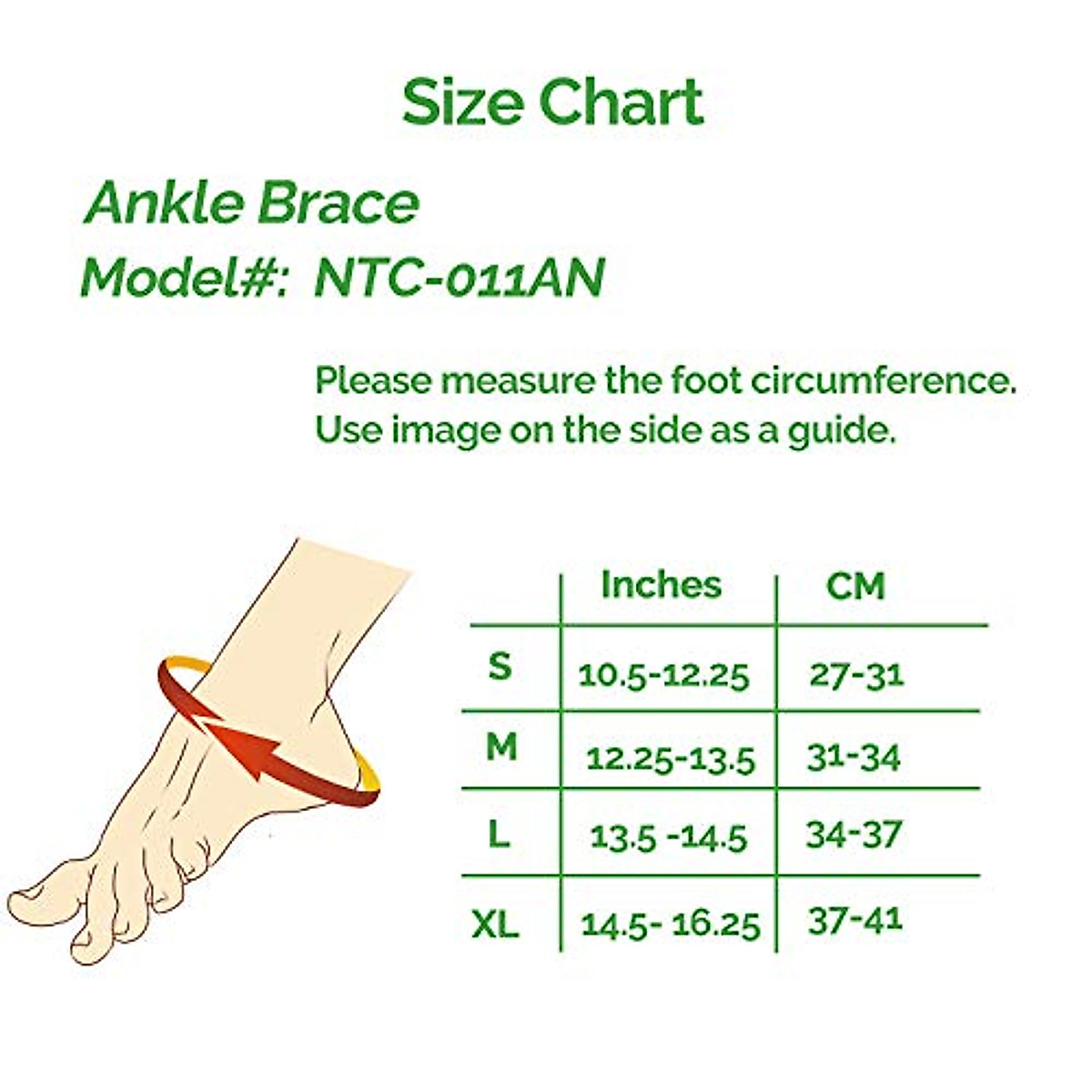 NeoTech Care Adjustable Ankle Support Brace, Gray (Size XL, 1 Unit)