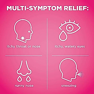 Amazon Basic Care Allergy Relief Diphenhydramine HCl 25 mg, Antihistamine Tablets for Symptoms Due to Hay Fever and Upper Respiratory Allergies, 400 Count