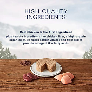 Blue Buffalo Wilderness High Protein Grain Free, Natural Mature Pate Wet Cat Food, Chicken 5.5-oz cans (Pack of 24)