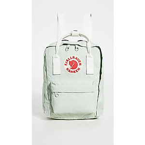 Fjallraven Women's Kanken Mini Backpack, Mint Green/Cool White, One Size