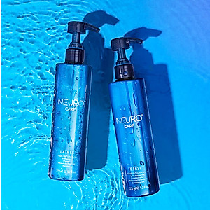 Neuro by Paul Mitchell Lather HeatCTRL Shampoo, Heat Care For All Hair Types, 9.2 Fl Oz