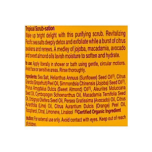 ALBA BOTANICA BODY SCRUB,SEA SALT, 14.5 OZ