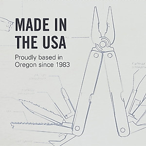 LEATHERMAN, Raptor Rescue, 6-in-1 Heavy-Duty Emergency/Trauma Shears with Carbide Glass Breaker & Strap Cutter, Made in the USA, Utility Holster Included, Tan, With Utility Holster