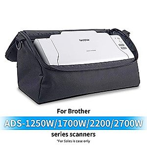 Plustek Document Scanner Carrying Case Bag – Dust-Proof, Anti-Static, Dust Cover & Protector, for Plustek Scanner, Fujitsu ScanSnap and Brother Document Scanner use