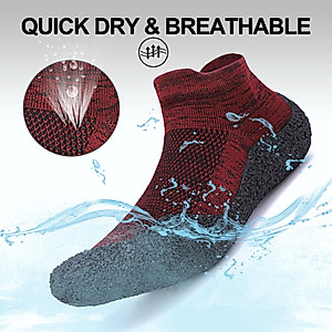 Copulan Minimalist Barefoot Sock Shoes for Women and Men | Eco-friendlier Water Shoes | Multi-Purpose & Ultra Portable | Quick Dry Aqua Shoes for Beach Swim Pool Surf Kayaking Boating Diving Yoga