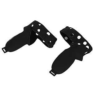 070 Controller Grip Cover for Oculus Quest 2 Portable Controller Grip Cover for Oculus Quest 2 VR Controller Handle Silicone Protective Cover with Adjustable Knuckle Strap(Black)
