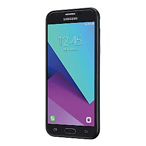 Samsung Galaxy J3 Prime J327A | (16GB, 1.5 RAM) | 5" Full HD Display | Dual Camera | 2,600 mAh Battery | Android 7.0 Nougat | 4G LTE | GSM Unlocked Smartphone - (Black)