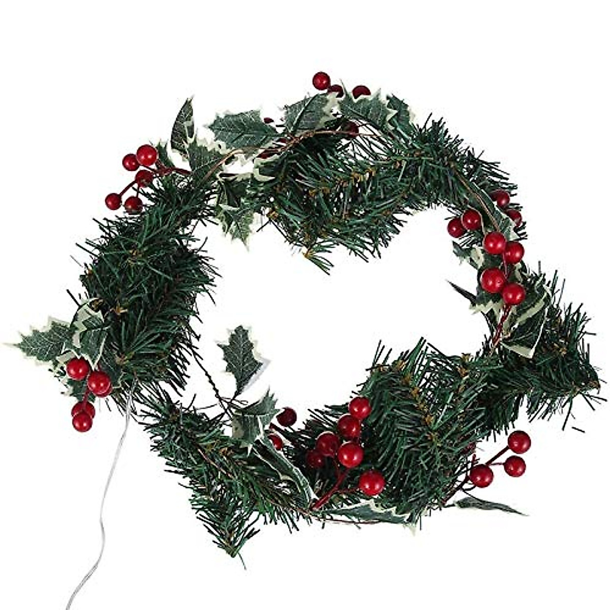 ZSMPY Fairy Lights Christmas LED Light String Garland Warm White Lights 2m 20LEDs Fairy Xmas String Lights Battery Powered for Garden Home Garden Patio Decoration