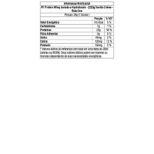 R1 Protein,76 Servings, Vanilla Crème