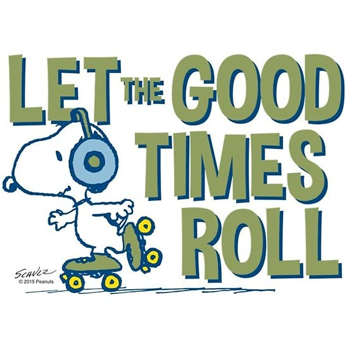 CafePress Snoopy Skate Mug Ceramic Coffee Mug, Tea Cup 11 oz