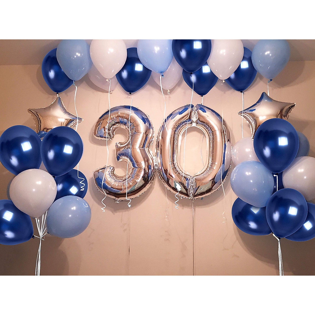 Treasures Gifted Navy Blue Balloons - Blue Metallic Balloons - Marine Balloons - Steel Blue Balloons - Navy Latex Balloons 12 Inch - Navy Blue Graduation Balloons - Dark Blue Balloons 36 Pack
