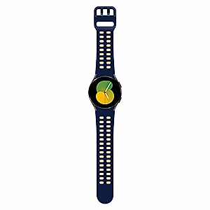 SAMSUNG Galaxy Watch5 Bespoke Edition 40mm Bluetooth Smartwatch, Body, Health, Fitness, Sleep Tracker, Improved Battery, Sapphire Crystal Glass, US Version, Graphite Extreme Sport Band, Navy/Mustard
