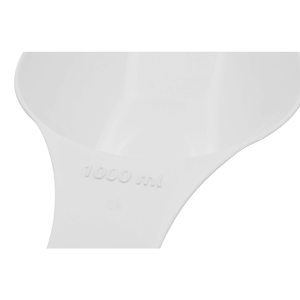 EISCO Scoop, 1000ml (33.8oz) - Polypropylene Plastic - Flat Bottom - Excellent for Measuring & Weighing - Autoclavable