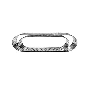 Cabilock Pancake Ring Gummy Rings Baking Rings Baking Rings Mousse Rings Stainless Steel Mini Cookie Cutters Oval Pie Cake Mould Bakery Tools 9.4cm Muffin Rings Cake Rings Oval Ring