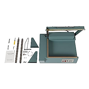 Purptarol L-type Wrap Sealing Machine,110V L-Bar Sealer Cutter Packing Machine with Heat Collection Film Racks and Handle, for Household/Retail/Agricultural Product/Industrial Sealing