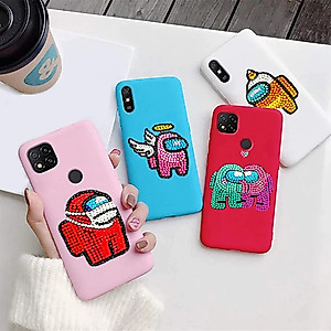 5D DIY Diamond Art Craft Painting Stickers Kits for Kids Among Game Us Mosaic Painting by Numbers DIY Drawing Arts Crafts Supplies for Boys and Girls Children 28Pcs