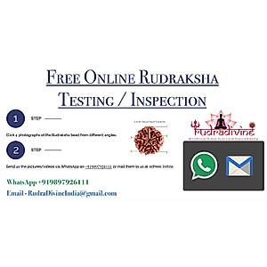 RUDRADIVINE Premium Quality Sphatik mala certified for wearing jaap/Spark in the Dark/Specially For Wearing in Neck/Holding 100% Original (Astrology) / For Men/Women/Boys/Girls