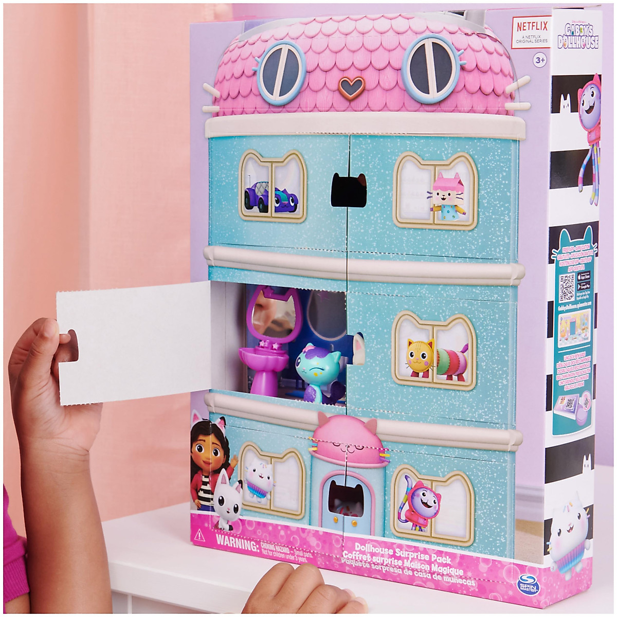 Gabby's Dollhouse, Surprise Pack, (Amazon Exclusive) Toy Figures and Dollhouse Furniture, Kids Toys for Girls and Boys Ages 3 and up