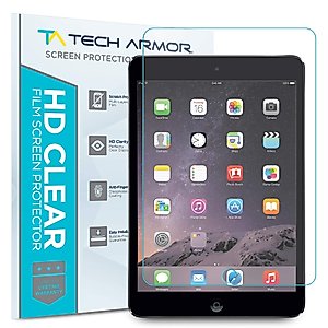 Tech Armor Matte Anti-Glare/Anti-Fingerprint Film Screen Protector for Apple iPad Mini 1, 2, 3 [ 2 Pack ]