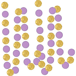Purple Gold Birthday Party Decorations Qian's Party Purple Gold Confetti Balloons Happy Birthday Banner Purple Gold Birthday Party Supplies for Women's 20th/30th/40th/50th Birthday Party Decorations