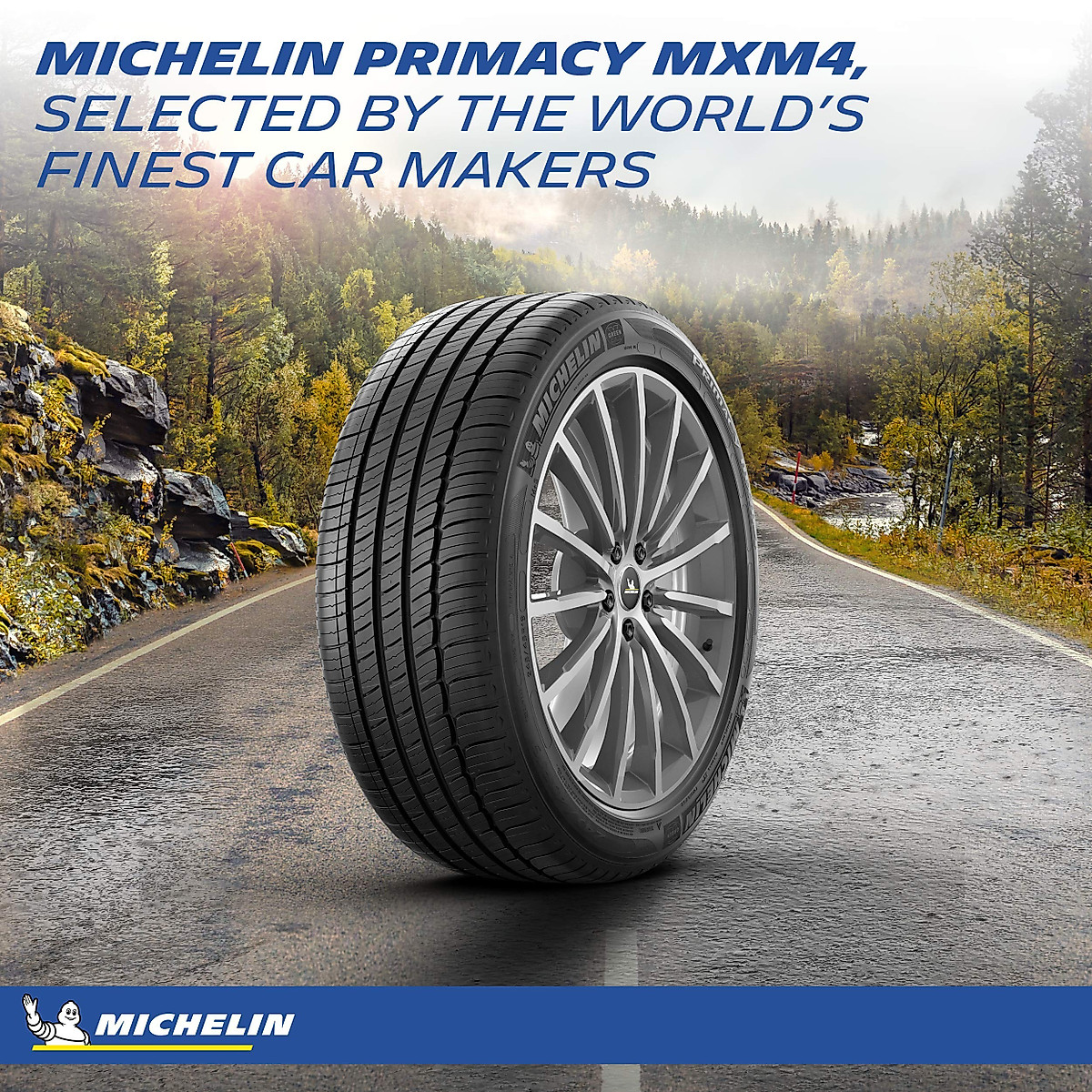MICHELIN Primacy MXM4, All-Season Car Tire, SUV, Sport and Passenger Cars - 245/50R18 100W