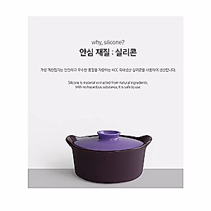 Pamire Silicone Microwave Egg Steaming Pot Steamer Egg Cooker (Purple)