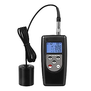 Tint Meter, Digital Colorimeter Color Meter Color Difference Tester with 99 Set Data Memory Capacity Backlight Display for Textile Paper,Color Sensor