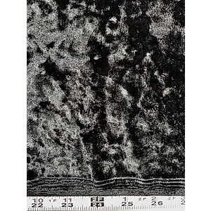 New Fabrics Daily Samantha Black Polyester Stretch Crushed Velvet Fabric by The Yard for Bows, Topknot. Headwraps, Scrunchies, Clothes, Costumes, Crafts, 4x2''