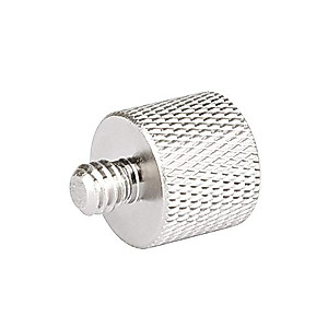CAMVATE Screw Adapter 1/4" Male to 3/8" Female for Tripod and Camera and Qr Plate - 0969