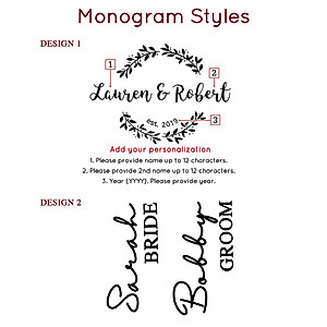 Personalized Champagne Flutes with Engraved Monogram, Real Handwriting, Custom Name Champagne Glass, Graduation Present, Gift for Her