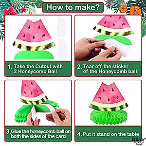 KatchOn, One In A Melon Centerpieces for Tables - 9 Pieces | One In A Melon Party Decorations 1st Birthday, Watermelon Birthday Decorations | Watermelon Party Decorations, Watermelon Table Decorations