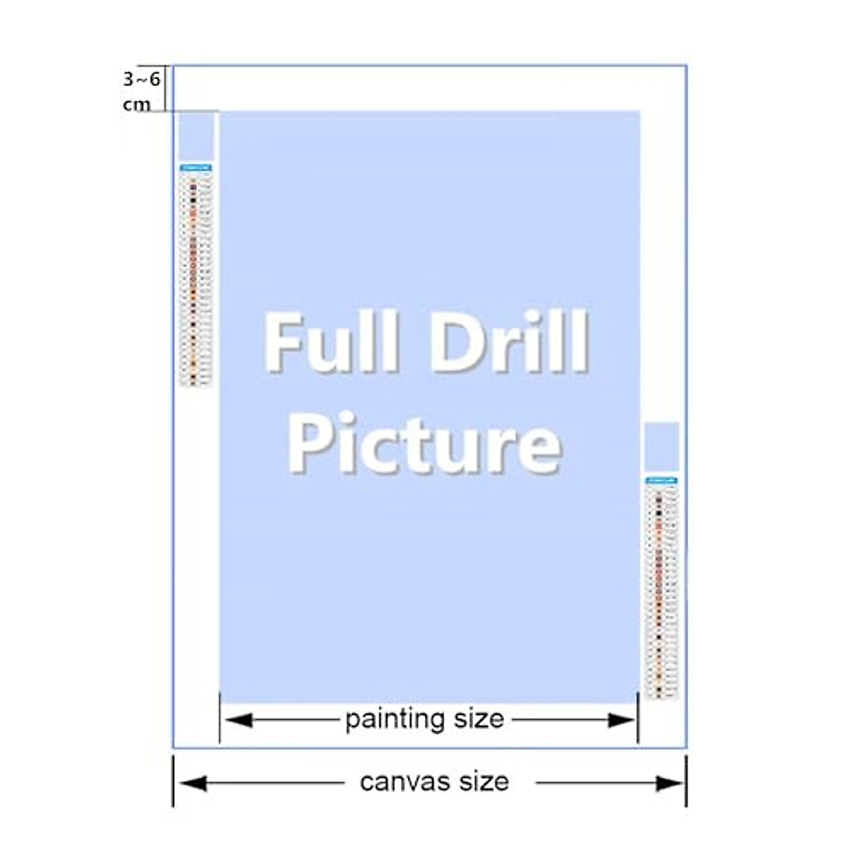 Peacock flower Diamond Painting Diamond Art DIY Paint by Numbers 5D Diamond Painting Kits for Adults, Large Diamond Dots Crystal Gem Art Rhinestone Crafts for Home/Room/Wall Decor (40 X 20 Inch),C276