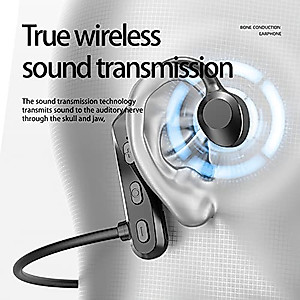 Kuuhsaaez Newly Premium Bone Conduction Open-Ear Sport Headphones — Noise Cancelling Earphones - Built-in Mic Sweat Resistant Earphones for Workouts and Running with Deep Base (Green)-1