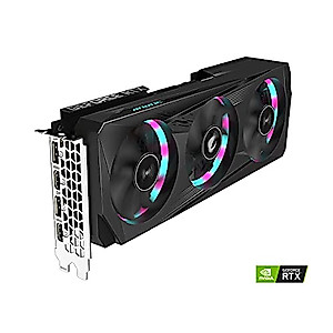 GIGABYTE AORUS GeForce RTX 3060 Ti Elite 8G (REV2.0) Graphics Card, 3X WINDFORCE Fans, LHR, 8GB 256-bit GDDR6, GV-N306TAORUS E-8GD REV2.0 Video Card