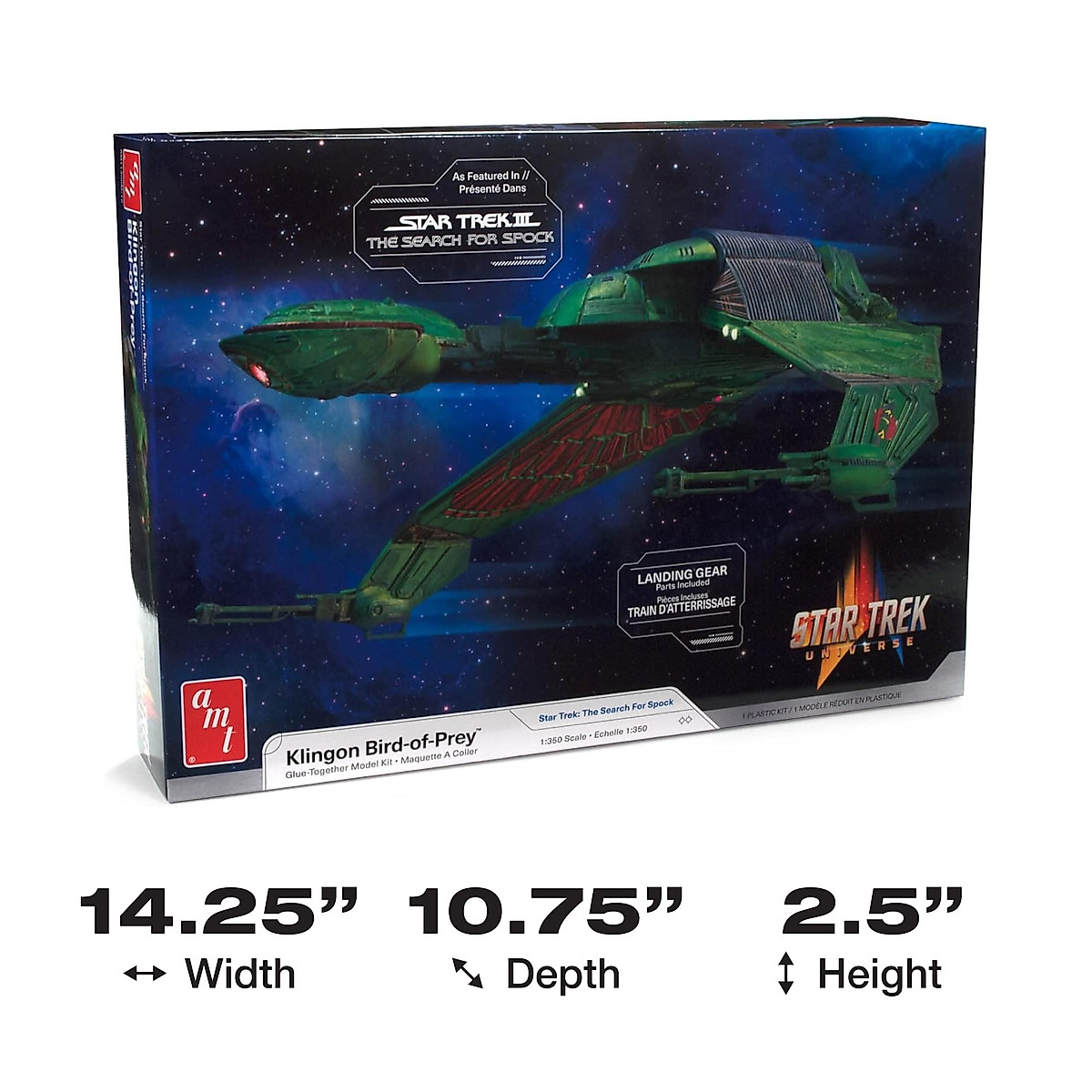 AMT Star Trek Klingon Bird of Prey 1:350 Scale Model Kit