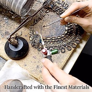 Sorrelli Spiked Drop Earrings, Rhinestone Dangling Earring, Vintage Inspired Crystal Studs, Pierced, Antique Gold-Tone Finish, Legacy Stone Pop