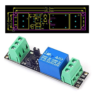 3v Relay Board for Raspberry Pi Arduino Relay Module 1 Channel Opto-Isolate High Level Trigger for IOT ESP8266 Microcontrollers Development Board