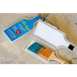 The Paint Brush Cover (3 Pack). Professional Painting Brush Holder/Case. Holds 1" to 3" Brushes