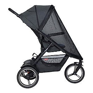 phil&teds Sun Mesh Cover for Inline Stroller, Three Wheel