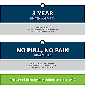 Wahl Men’s Nose Hair Trimmer, for Eyebrows, Neckline, Nose & Ear Hair, Precision Detail Trimming with Interchangeable Heads, Battery Included - Model 5545-400