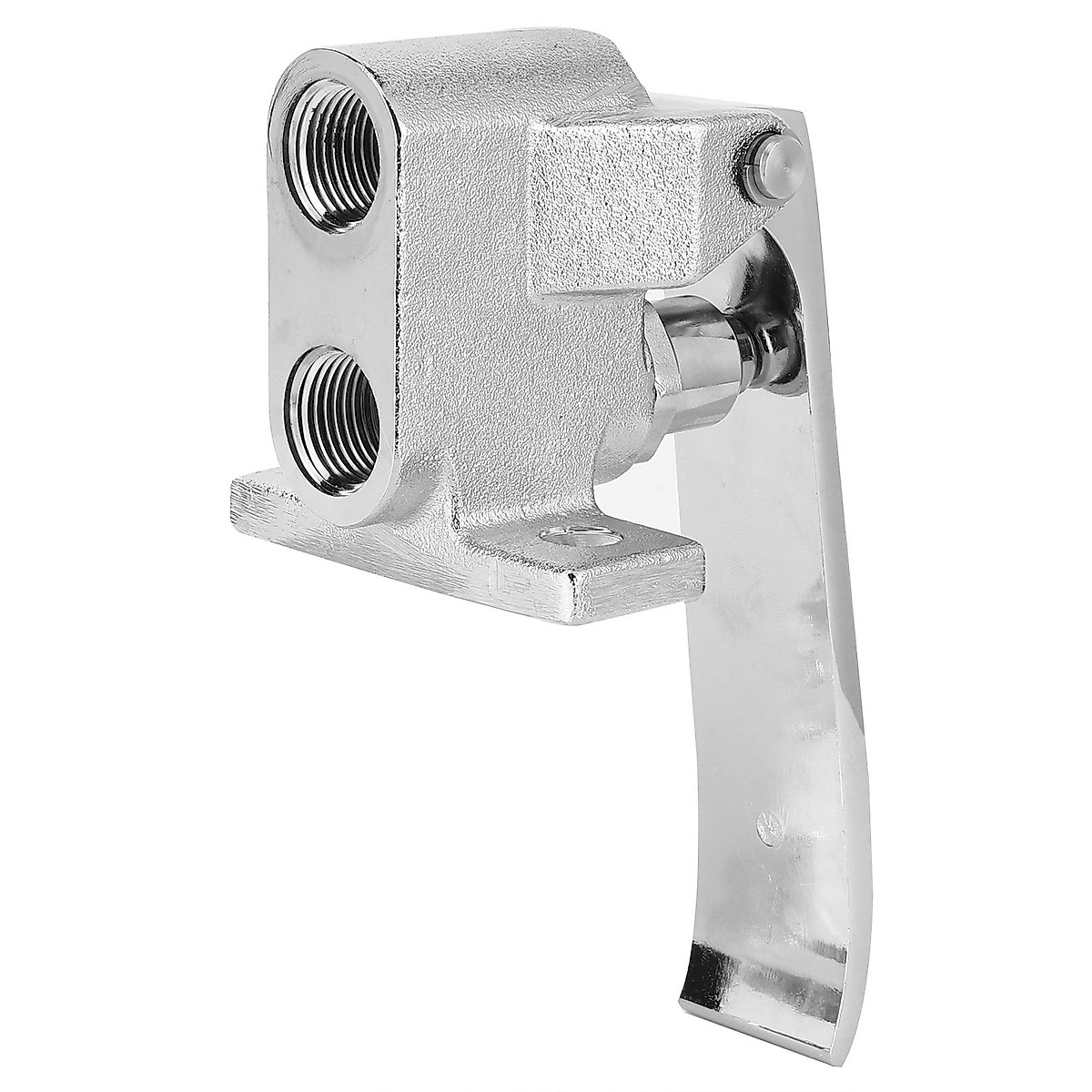 G1/2 Thread Brass Faucet Valve Knee Valve Faucet Control Pedal Valve Accessories for Bar Hotel Restaurant Canteen (Single Temperature Knee top Valve)