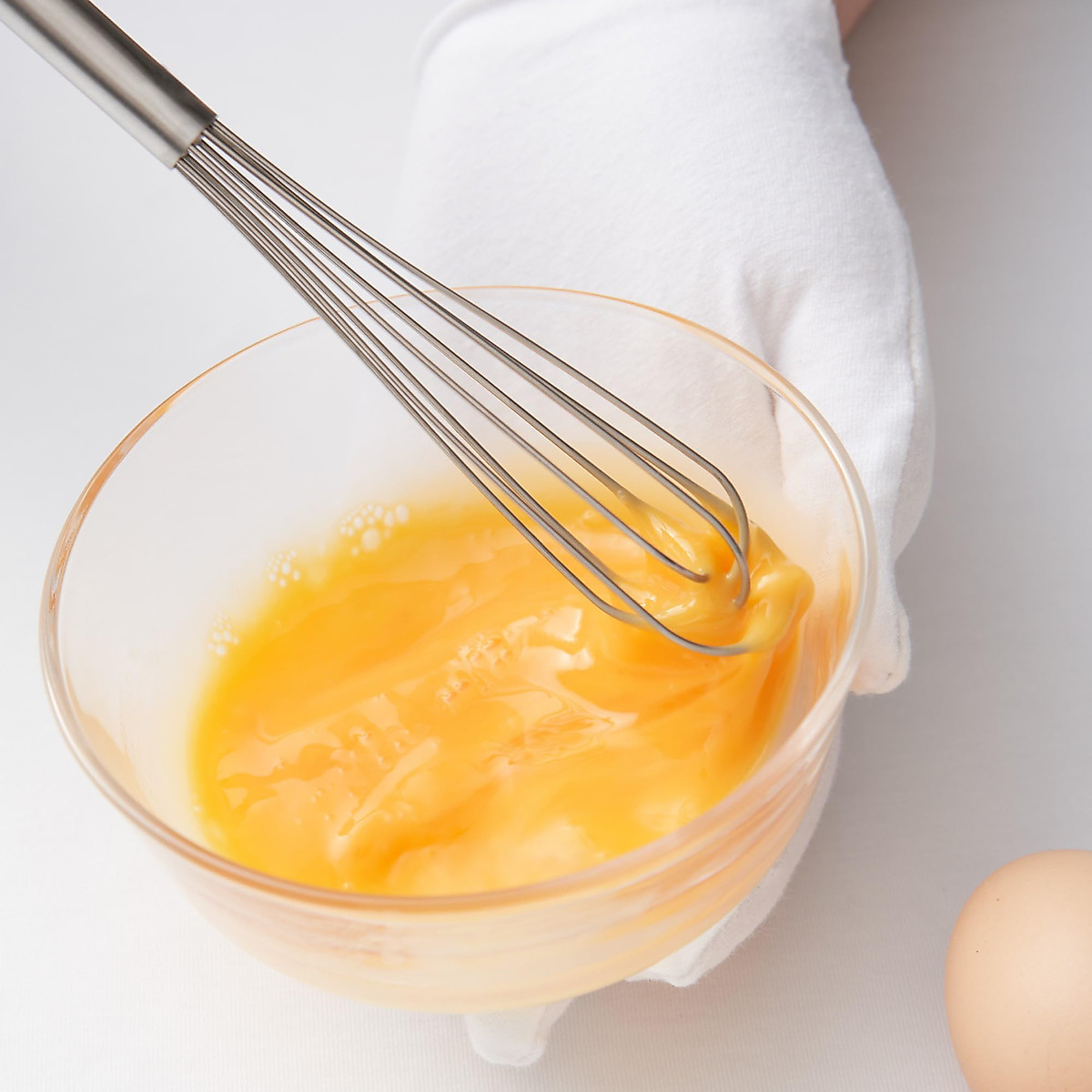 FLYINGSEA Whisk,Small Whisk,Mini Whisk,Stainless Steel Whisk,Wisk,Whisks for cooking,Cooking and Kitchen Gadget.