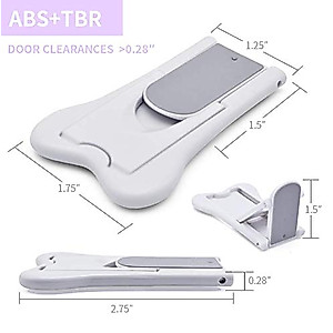 Sliding Glass Door Child Lock-GRANDOTO 4Pack Baby Proofing Home Guard Safety Locks & Toddler Children Proof Security Locking Kits for Window,Wardrobe,Closet,Patio,Shower,Barn,Kitchen Doors Slide Glass