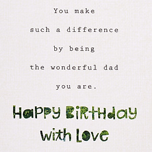 American Greetings Birthday Card for Dad (Count on You)