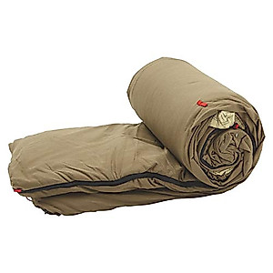 Coleman Big Game 0°F Big & Tall Sleeping Bag, Made from 100% Recycled Material, Cold Weather Adult Sleeping Bag with Sherpa Lining, Fits Campers up to 6'5"