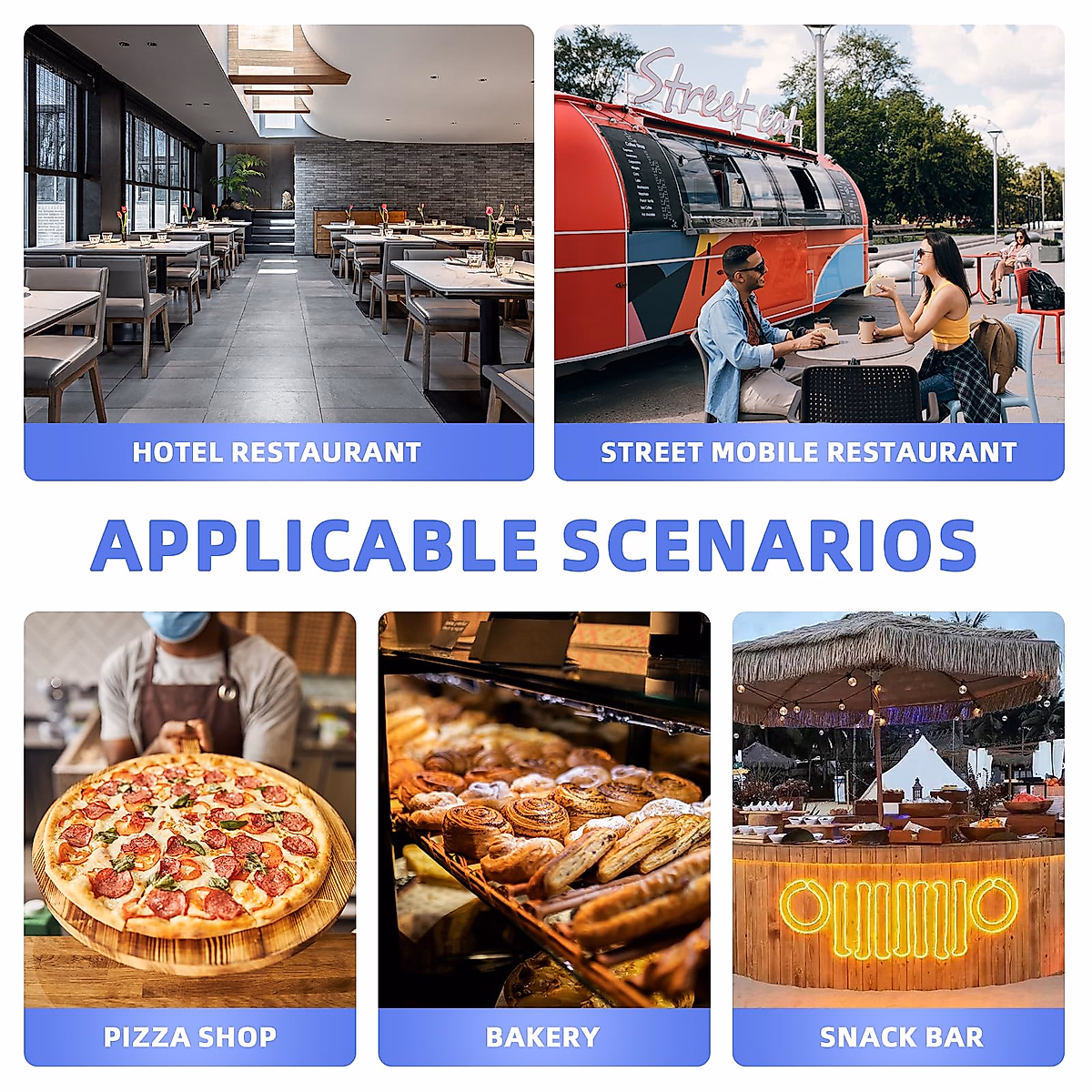 JINSONG 72" Refrigerator Sandwich & Salad Prep Table, Stainless Steel Refrigerated Food Prep Station, 20 cu. ft with Cutting Board and 18 Pans for Restaurants, Bar, Shops, etc