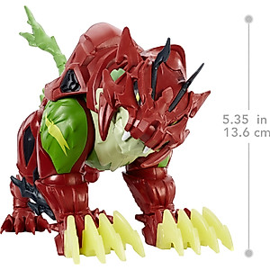 Masters of the Universe Action Figure Battle Cat with Power Attack Move and Saddle, Toy Character Collectible