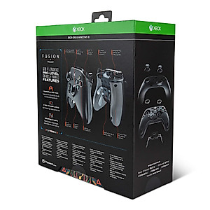 PowerA Fusion Pro Wired Controller for Xbox One - Black (Renewed)
