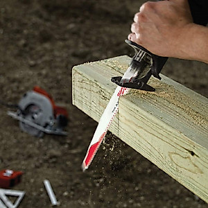 6" L Bi-Metal Reciprocating Saw Blade, 5 pk.