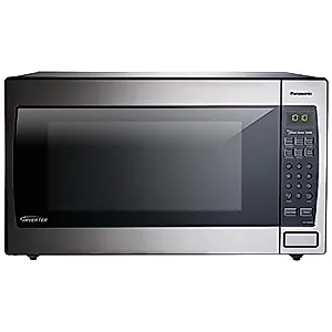 Panasonic Microwave Oven NN-SN966S Stainless Steel Countertop/Built-In with Inverter Technology and Genius Sensor, 2.2 Cubic Foot, 1250W